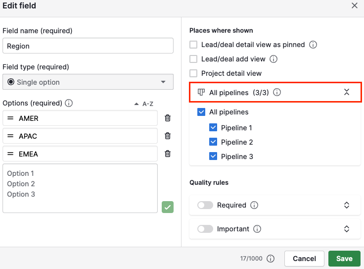 Data fields in Pipedrive - Knowledge Base | Pipedrive